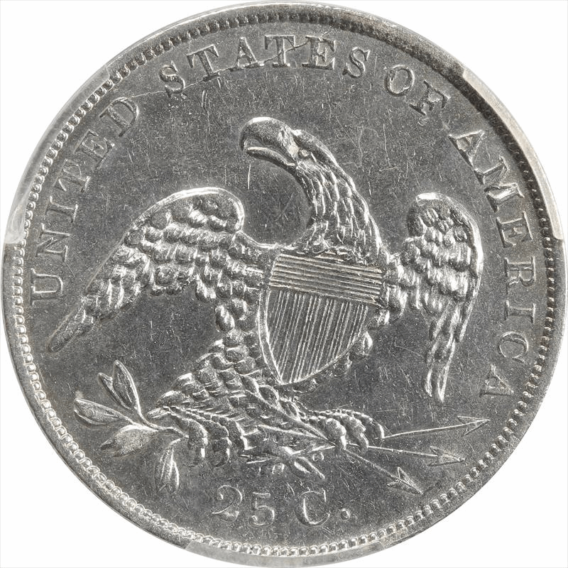 Buy QUARTERS SILVER COINS-1837 Capped Bust Quarter PCGS AU58