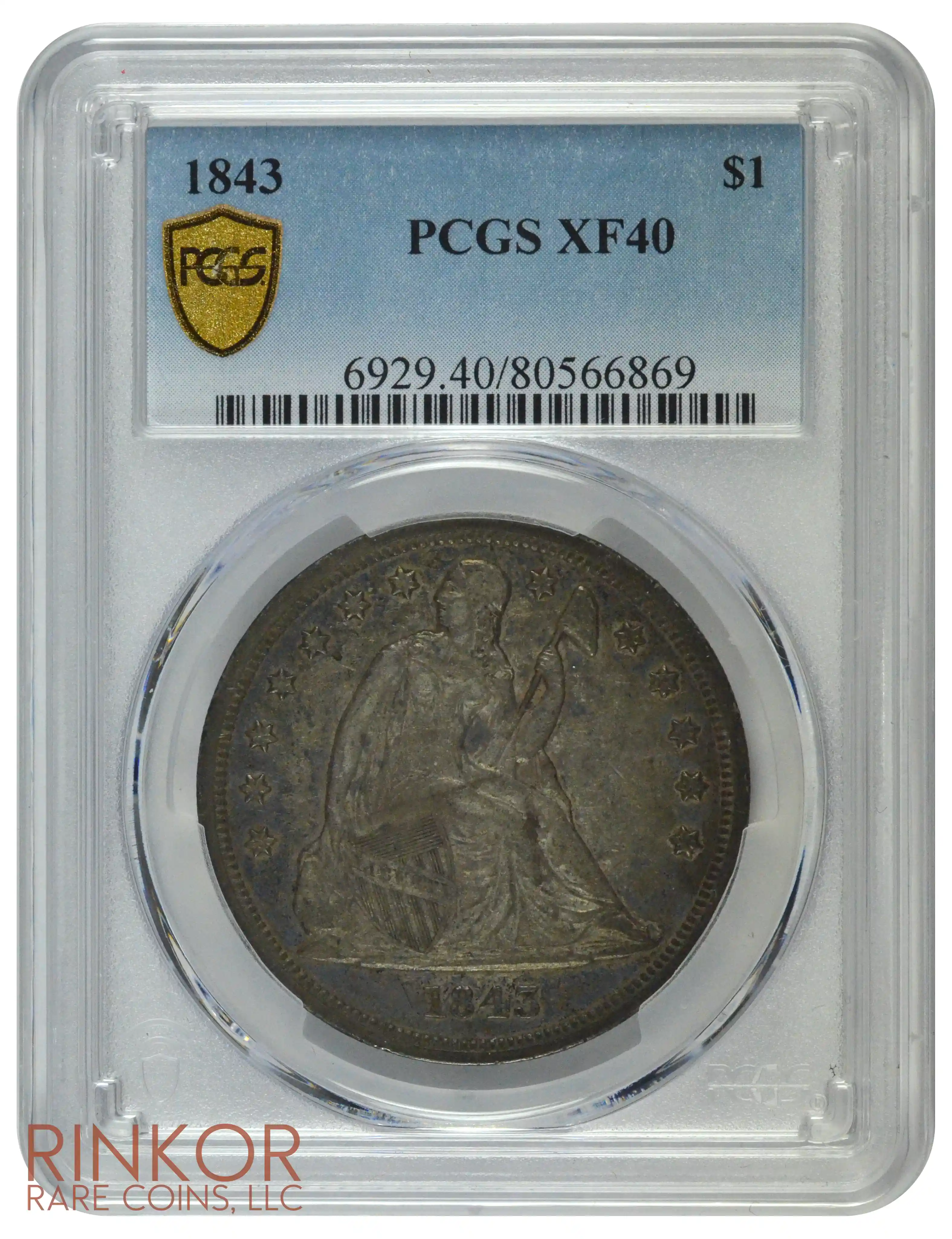 Shop Seated Liberty Silver Dollars | Rinkor Rare Coins