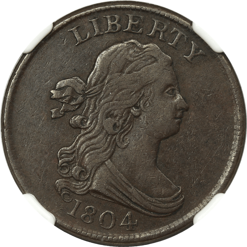 Bullion Silver 1804 Draped